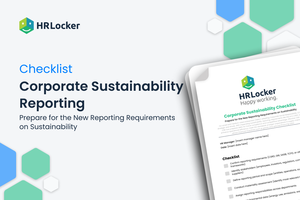 Corporate Sustainability Reporting Checklist Hrlocker